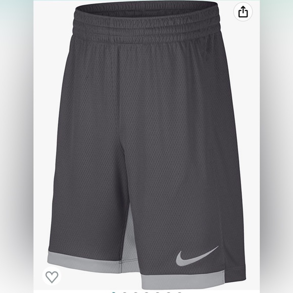 Nike | Bottoms | Nwtboys Medium Nike Drifit 8 In Shorts Dark Grey With ...